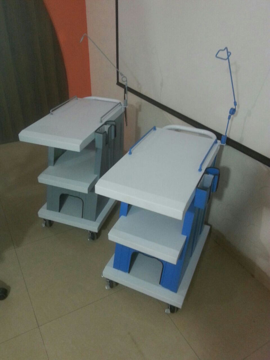 ECG ULTRASOUND TROLLEY PAK-MADE HS – HAFEEZ SURGICAL